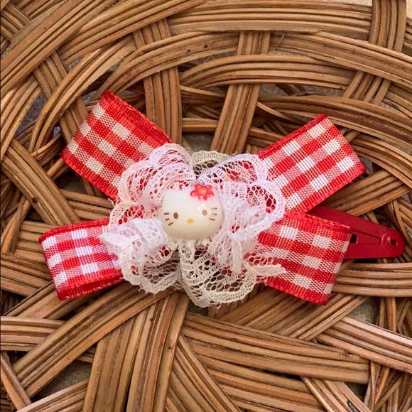 Hello Kitty | Accessories | Hello Kitty Cottagecore Hair Pin Cute Red ...